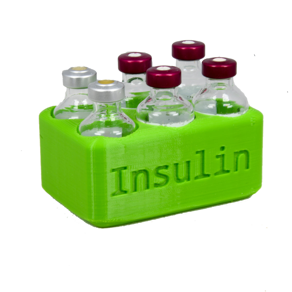 Insulin Caddy - Cube 6, 8, 9 or 12 Vial – T1D3DGear