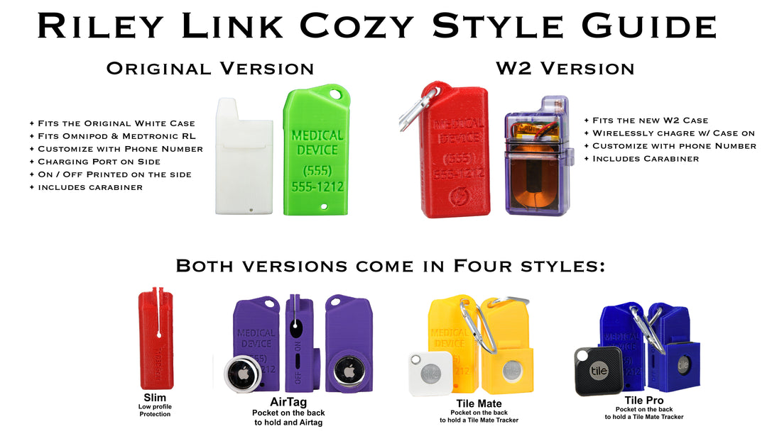 Riley Link, W2 Orange Link Cases – T1D3DGear